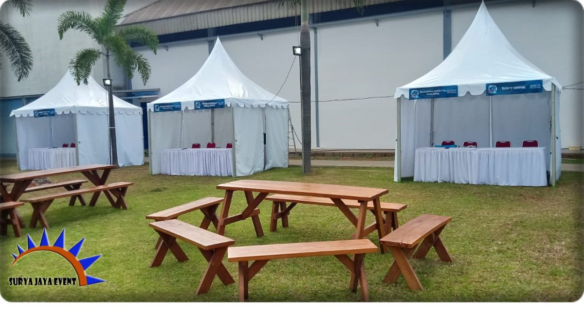 Sewa Bangku Taman Set Acara Outdoor Siap Kirim Jabodetabek