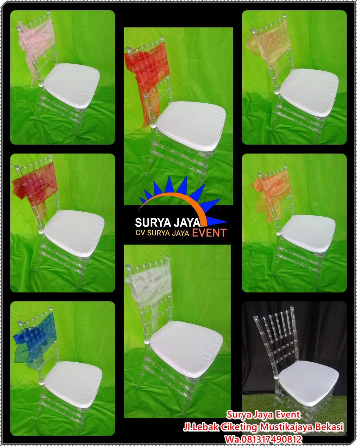 Sewa Kursi Pesta Model Baru Kualitas Terbaik Harga Terjangkau
