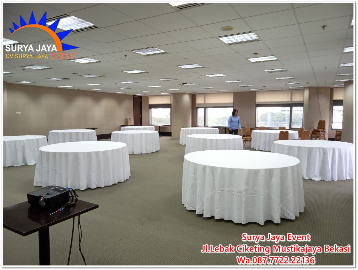 Tempat Sewa Meja Bundar Untuk Acara Kualitas Bagus