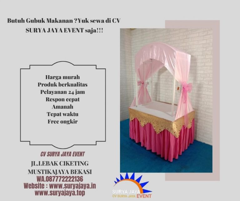 Rental Gubuk Makanan Untuk Event