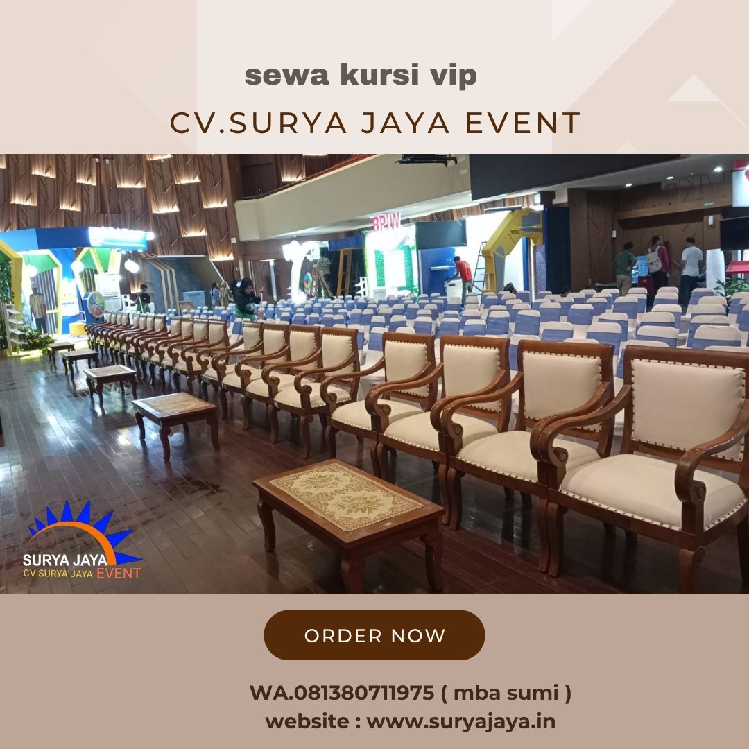 Rental Kursi Vip Di Jakarta Selatan Pelayanan 24 jam