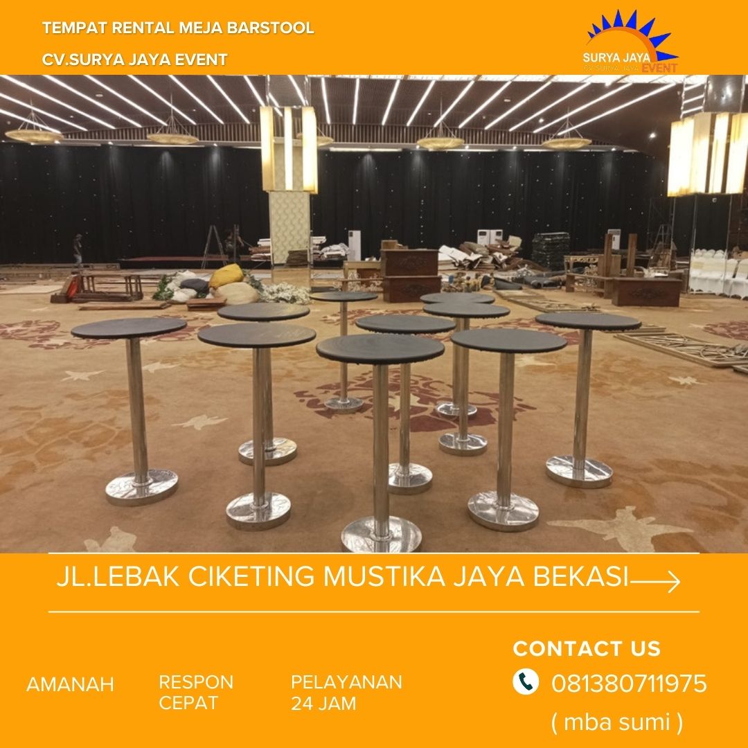 Sewa Bar Table Harga Terbaru 2024 Jakarta