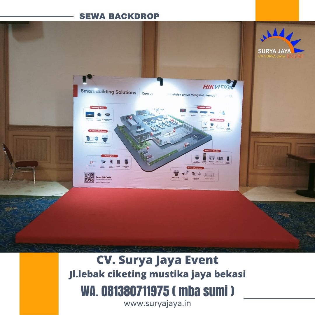 Sewa Backdrop Ukuran Bisa Request Jakarta