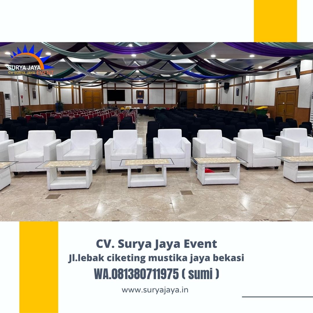 Sewa Sofa Type Minimalis Kotak Single Seater Area Jakarta